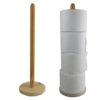 WC rol houder voor aan de muur - simpel en klassiek - Handig Goed